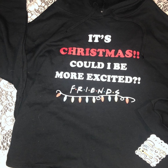 FRIENDS | Sweaters | New Friends Tv Show Womens Christmas Hood | Poshmark